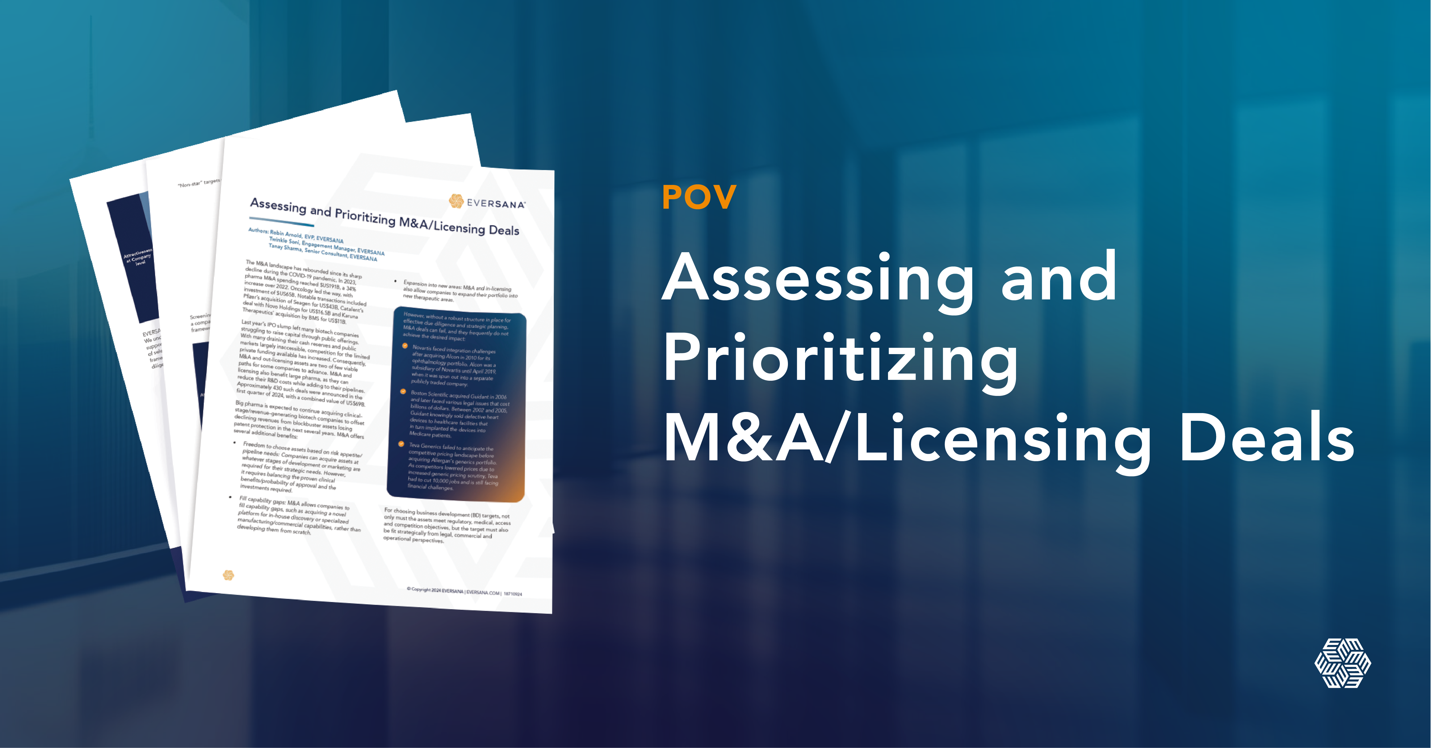 Assessing and Prioritizing M&A/Licensing Deals | EVERSANA