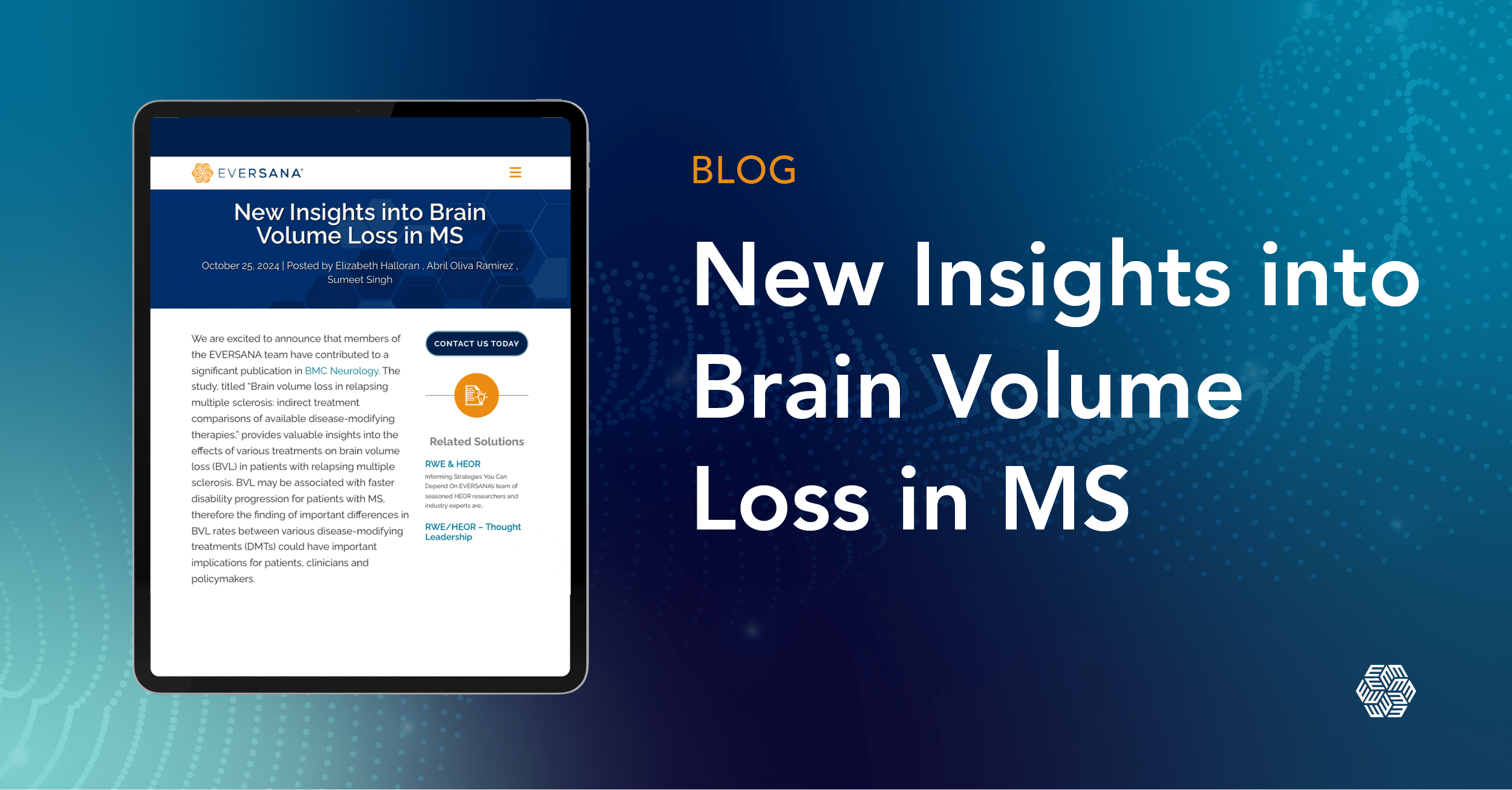 New Insights into Brain Volume Loss in MS | EVERSANA