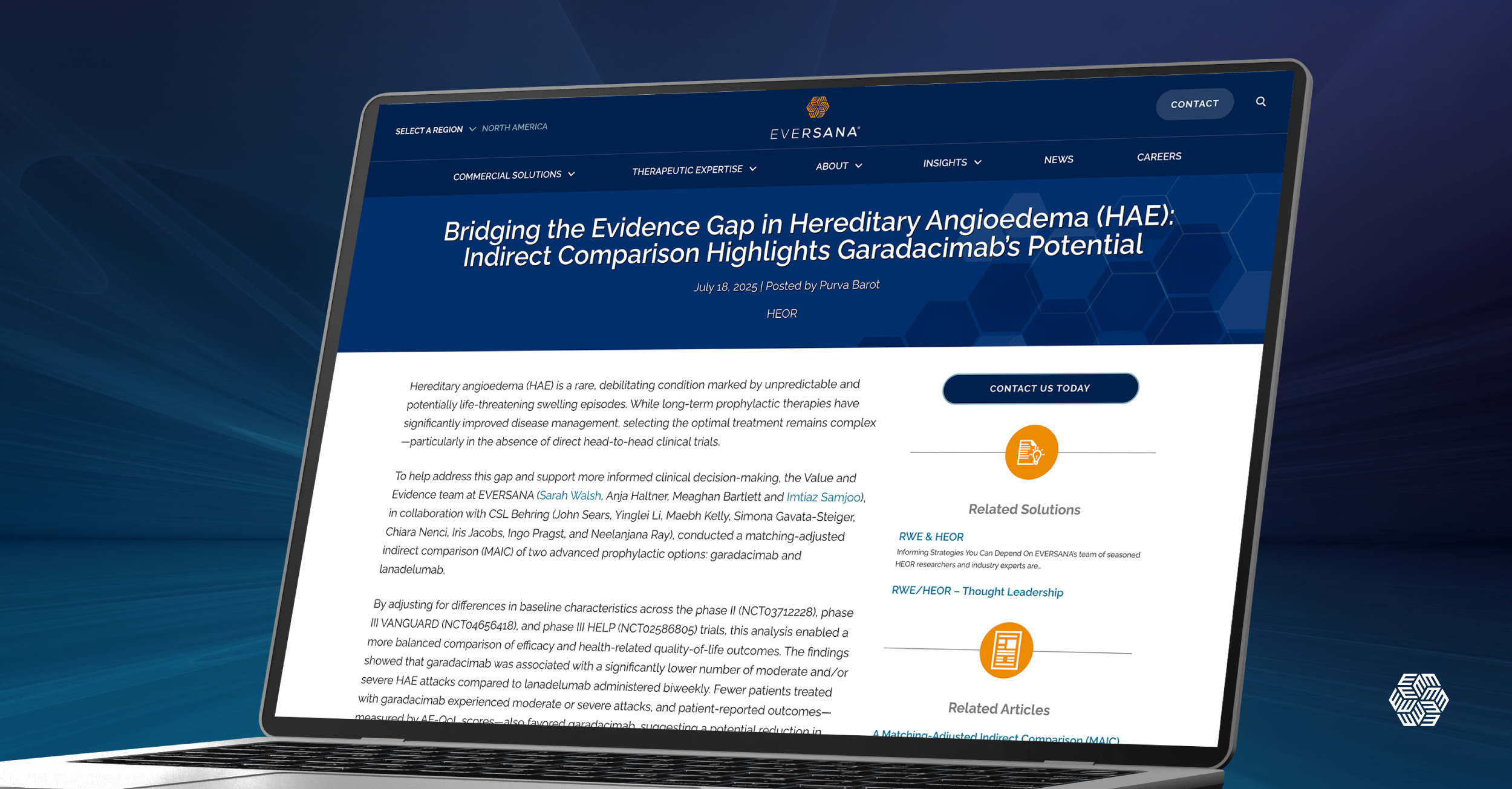 Bridging the Evidence Gap in Hereditary Angioedema (HAE): Indirect Comparison Highlights ...